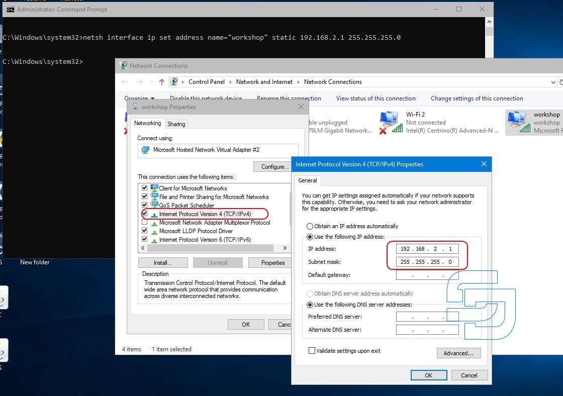 Set up WiFi connection SDConnect “WORKSHOP” for Windows 8, 10 ...